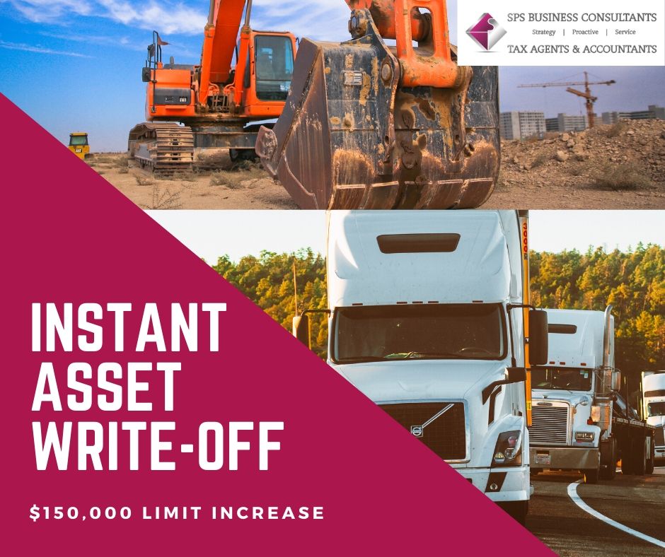 Asset Instant Write Off Limit Increase | SPS Consultants